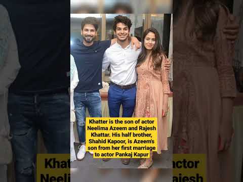 Shahid Kapoor and ishaan Khatter They both are not real brothers.