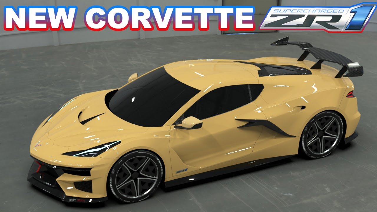 Rendering: 2025 Chevrolet Corvette ZR1 Debuts A Little Early With ...