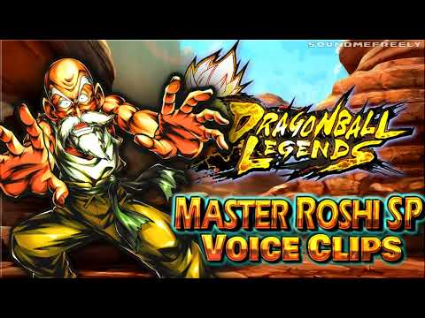 All Master Roshi SP Voice Clips • Dragon Ball Legends • Voice Lines (Mike McFarland) - ENGLISH