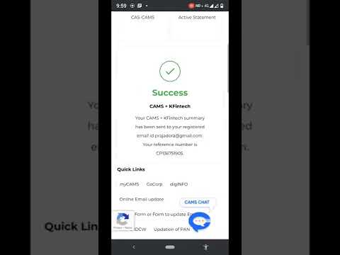 How To Download Mutual Fund Statement Consolidated Statement With In 1 Min