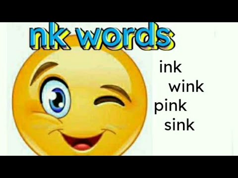 nk ending consonant blends /nk sound words /phonics read and spell