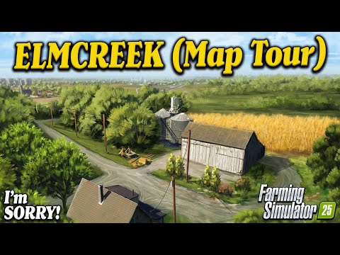 “ELMCREEK“ IS BACK, BUT IS IT BETTER?! NEW MAP TOUR! ON Farming Simulator 25 (Review) PS5.