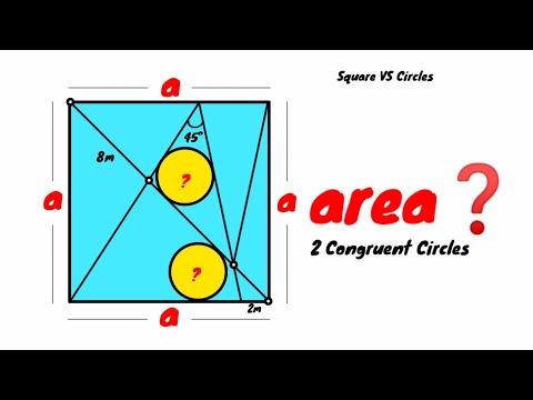 Can You Solve This Circle & Square Area Puzzle? Only Geniuses Get It Right!