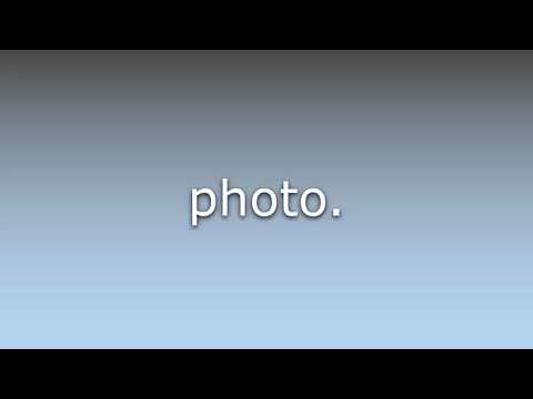 What does Foto mean?
