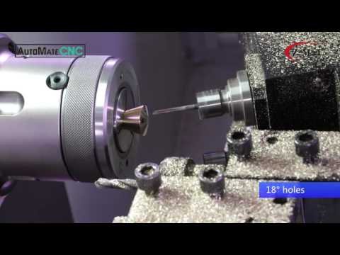 Making Parts on a Gang Tool Lathe with Live Tooling - AutoMateCNC FL300
