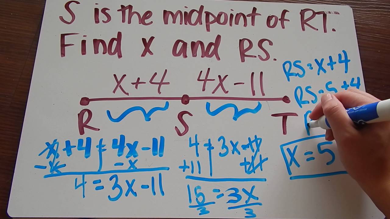 Segment Addition and Midpoint Tutorial