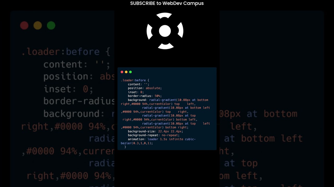 Creative Loading Animation using HTML & CSS | CSS Loading Animation | CSS Loader
