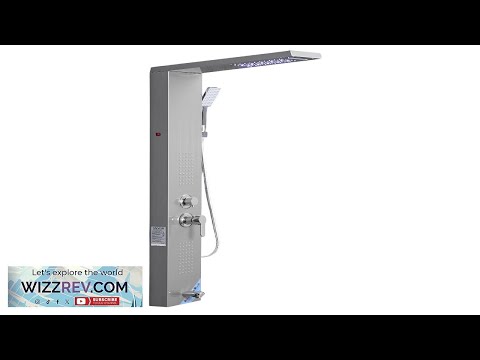 Shower Panel Tower System Stainless Steel Column Rainfall Waterfall Head 5 Modes Review
