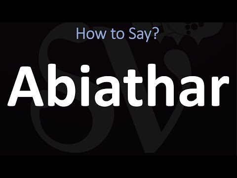 How to Pronounce Abiathar? (CORRECTLY)