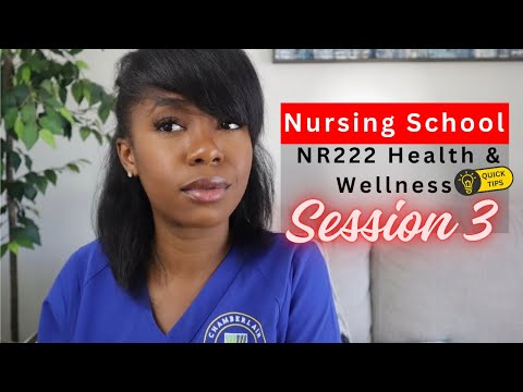 Tips to Ace NR222 Health & Wellness | Chamberlain University vlog