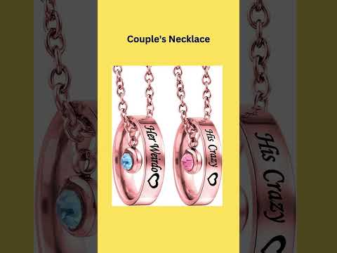 MJartoria Matching Necklaces for Couples