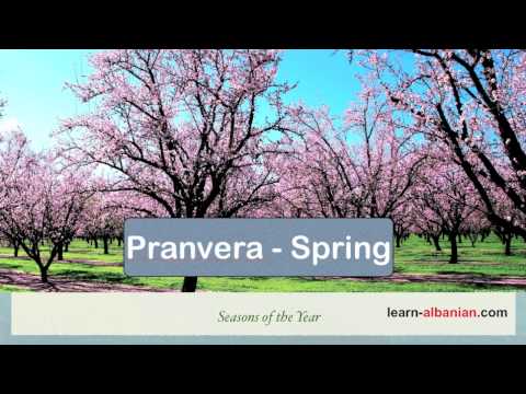 How to say Seasons in Albanian? Learn Vocabulary and Pronunciation