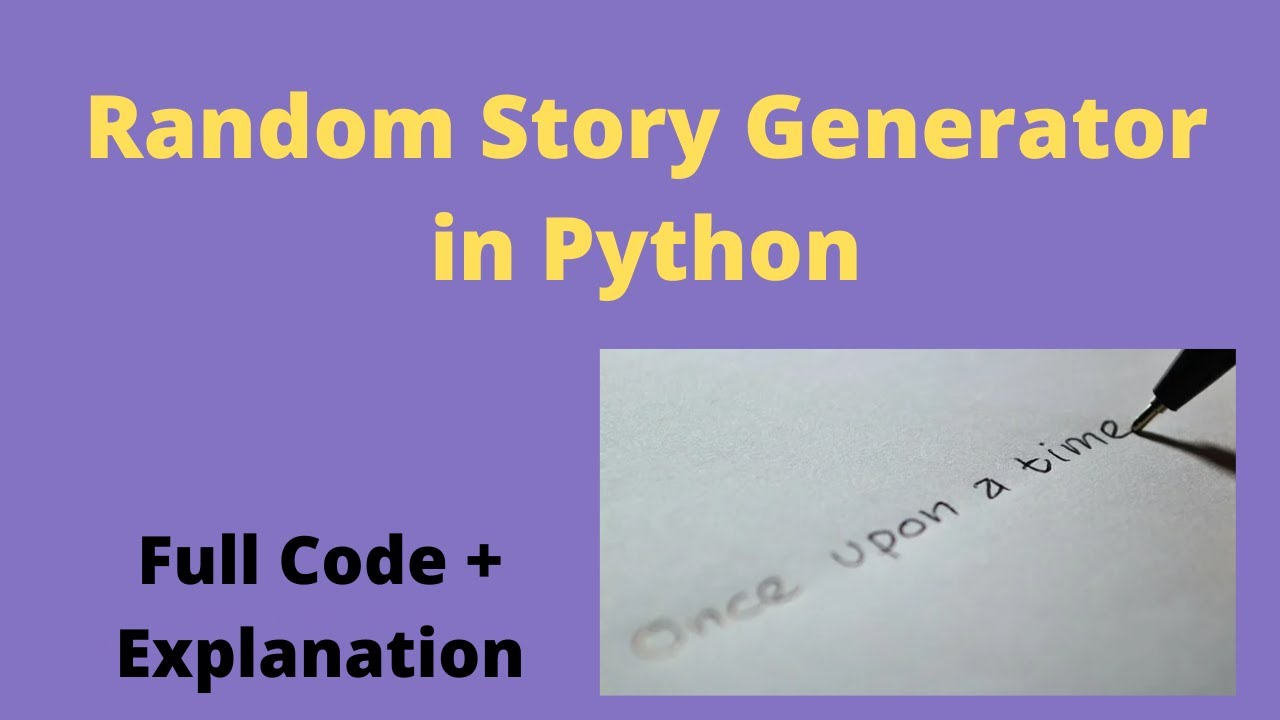 Random Story Generator in Python | Python projects for beginners | Coding Tuitions