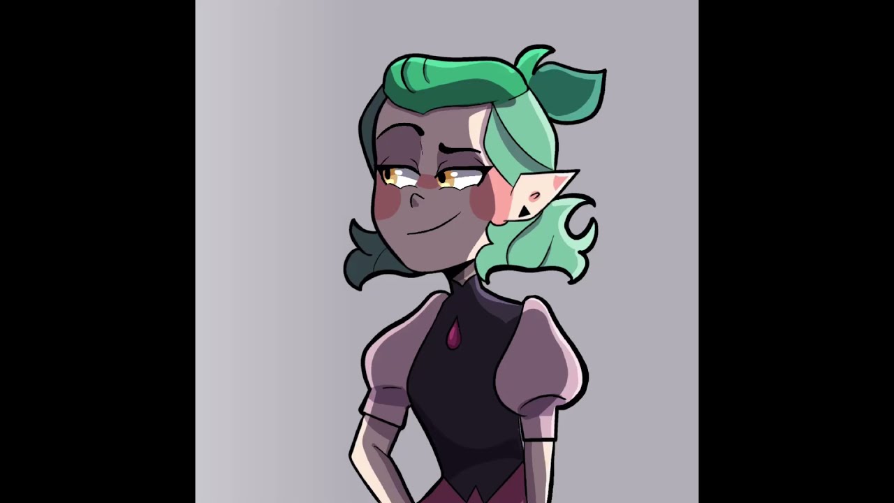 Amity Blight Grom outfit // Speedpaint