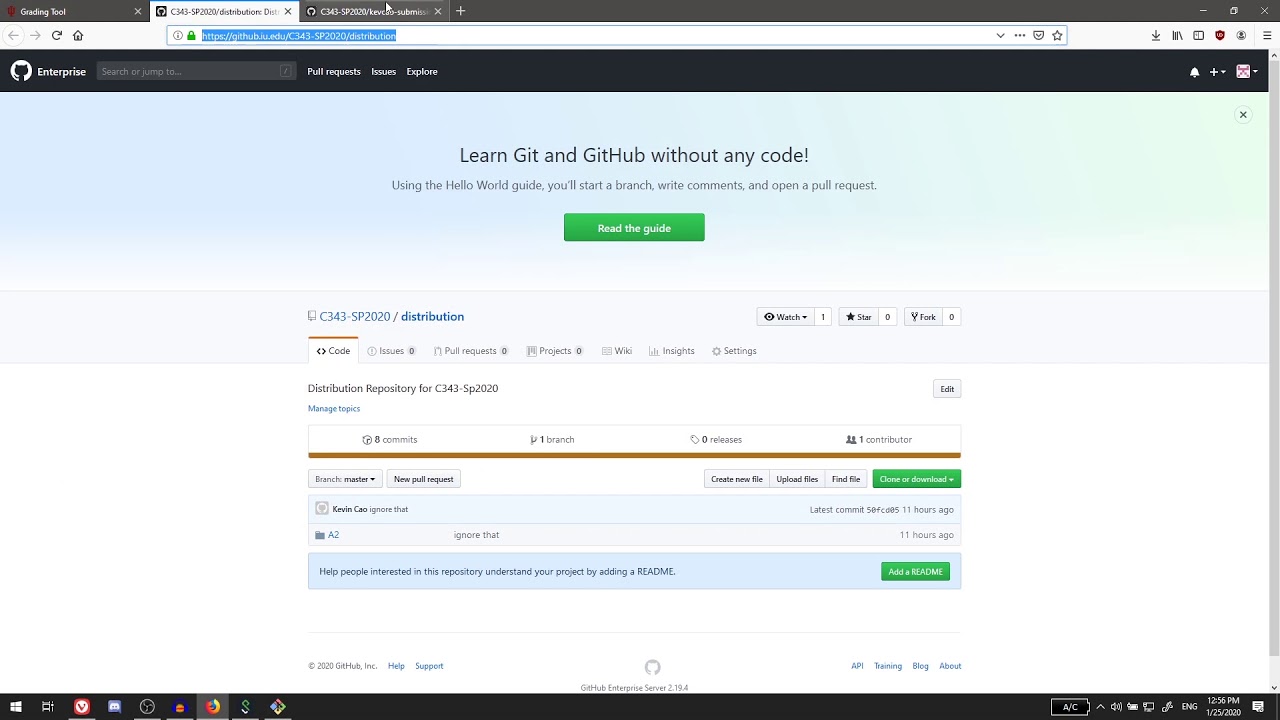 C343 Autograder/Github Tutorial
