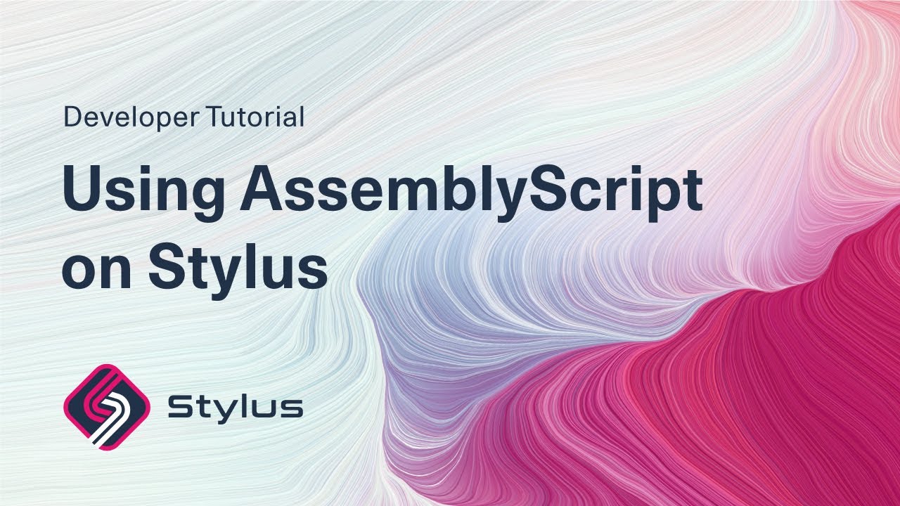 Using AssemblyScript on Stylus | Developer Tutorials