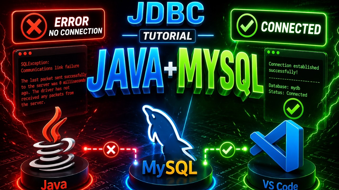 I Built a Java MySQL Database Connection in VS Code (JDBC Tutorial for Beginners)