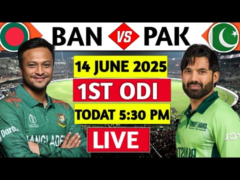 ????Live :Pakistan vs Bangladesh 1st ODI Live Match Today | PAK vs BAN Live Match Score