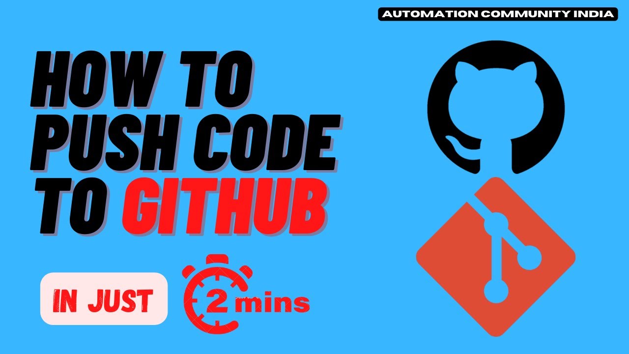How to Push Code to Github