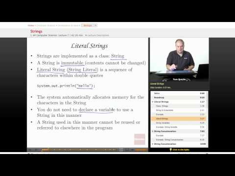 AP Computer Science: Strings