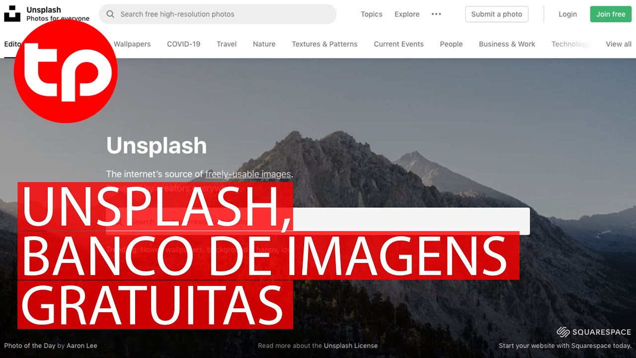 🚀  Unsplash, banco de imagens gratuitas