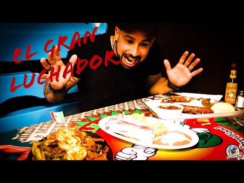El Gran Luchador /visitando restaurantes latinos y mas