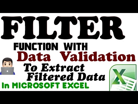 Use Dynamic FILTER Function with Data Validation List to Extract Filtered Data by Computer Geek