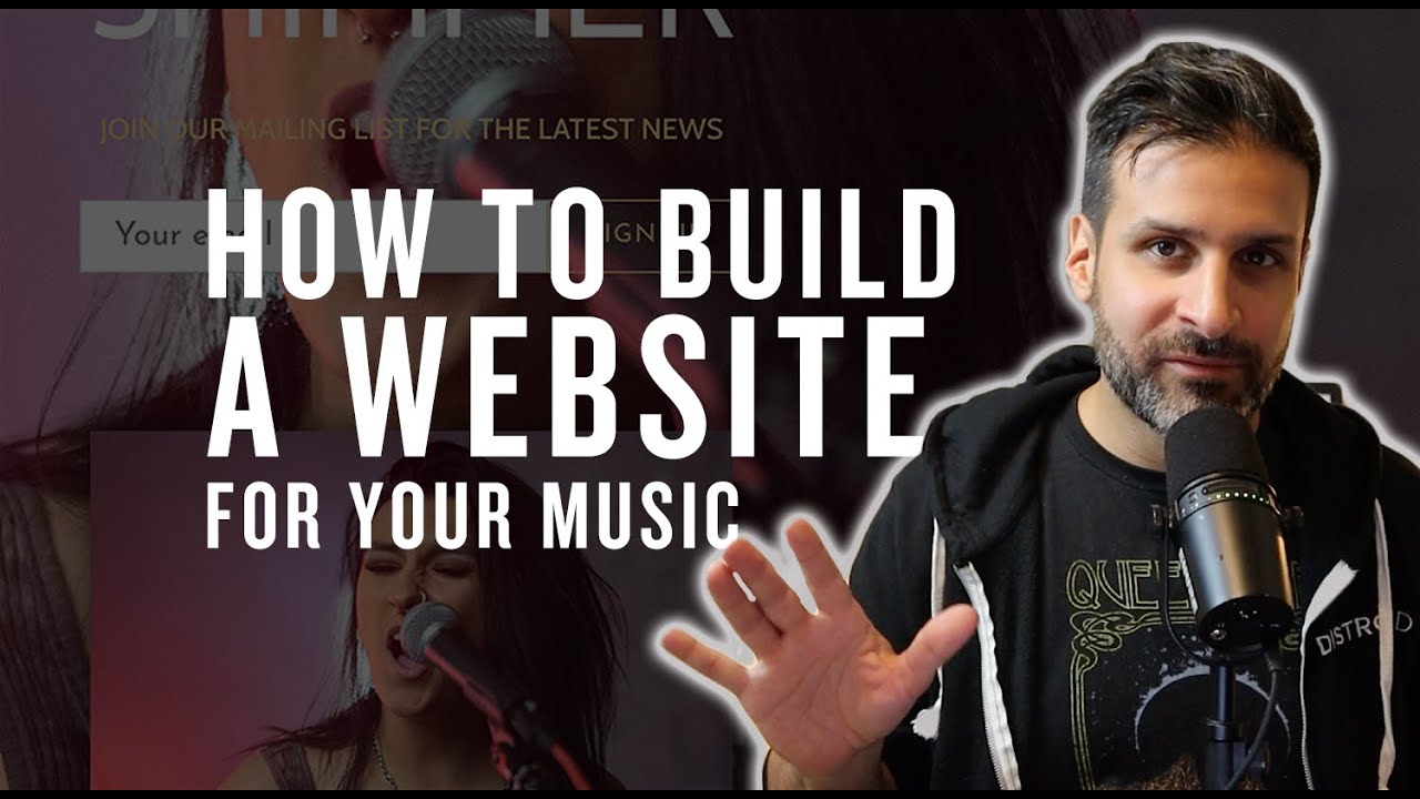 How to Build a Website for Your Music - TUTORIAL