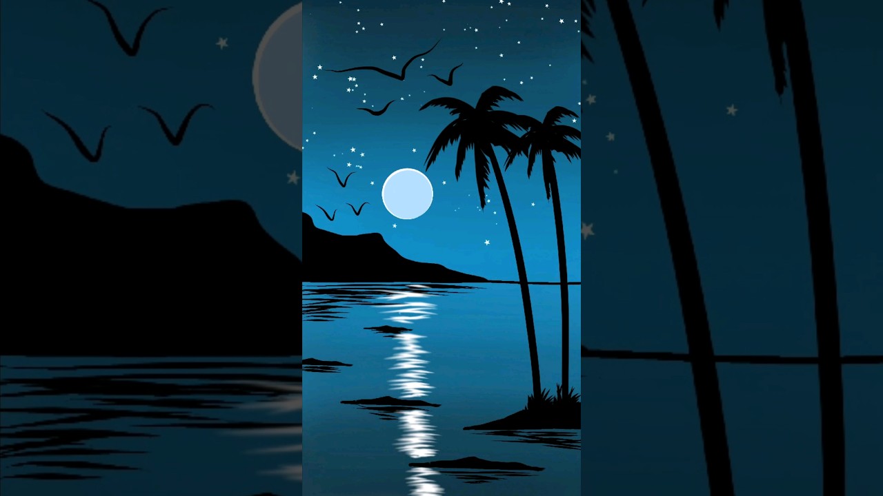 Mastering Digital Art with Ibis Paint Moonlight - Step-by-Step Tutorial #shorts