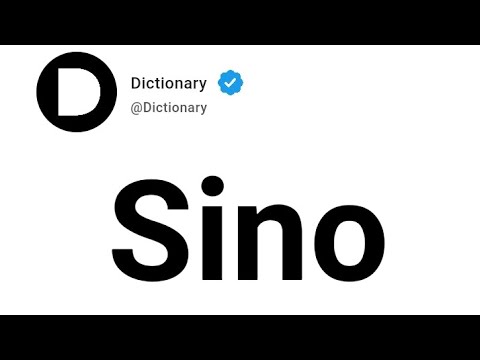 Sino Meaning In English