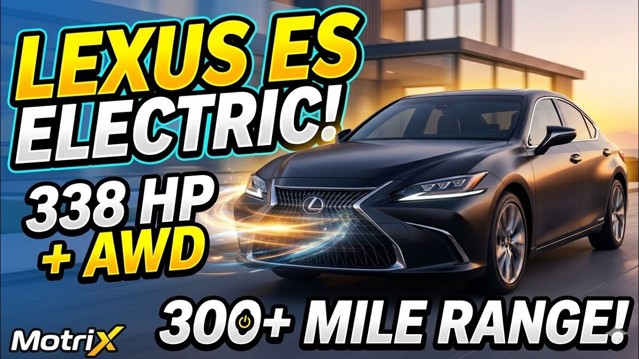 FIRST LOOK: 2026 Lexus ES 350e — 300+ Mile Range Luxury Sedan