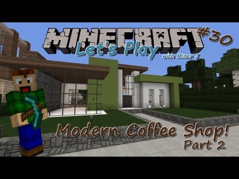 Modern Coffee Shop Minecraft Map