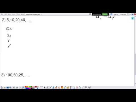 Geometric Sequence ( Explicit formula) | Algebra 2