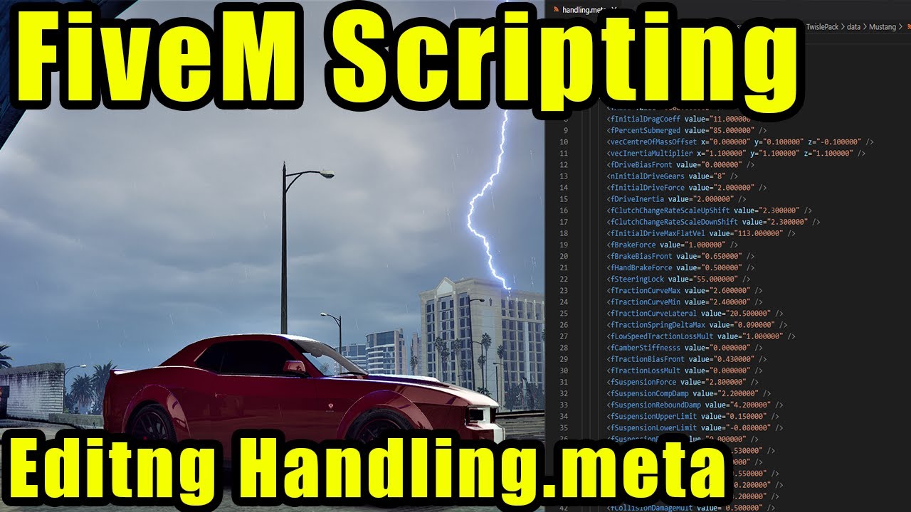 How To Edit The Handling.meta - FiveM Tutorial
