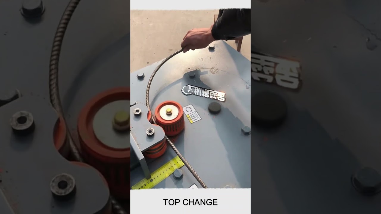 Circle bending of Deform Bar 10mm #Machine #short #fpy #tool #foryou #Screw
