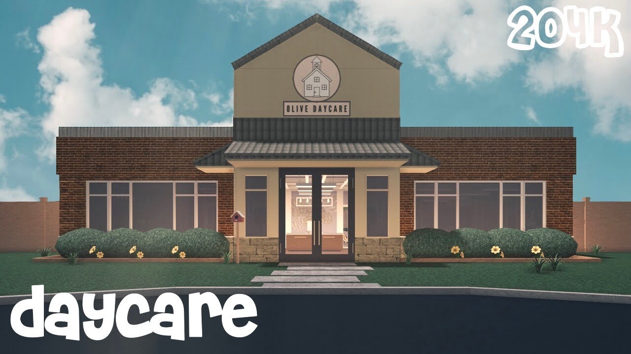 Daycare Speed Build [ ROBLOX BLOXBURG ] + tour