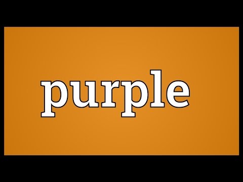 Purple Meaning