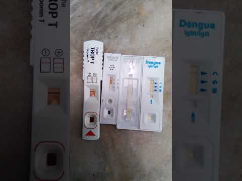 Dengue Test Kit II Malaria Test Kit II Troponin Test Kit II Used II Result-Negative
