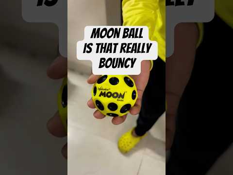 Moon ball | How bouncy is it