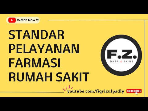 Pelayanan Farmasi di Rumah Sakit. Standarnya Seperti Apa Aja ??