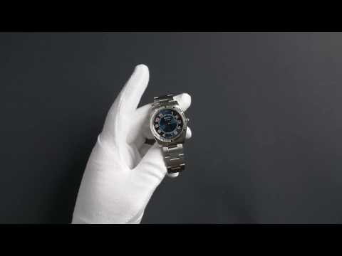 Used Rolex Air-King 114210 Blue Concentric Dial Watch Review | Bob's Watches