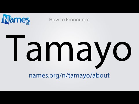 How to Pronounce Tamayo