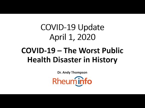 2020-04-01 - COVID-19 Daily Update — The Worst Public Health Disaster in History