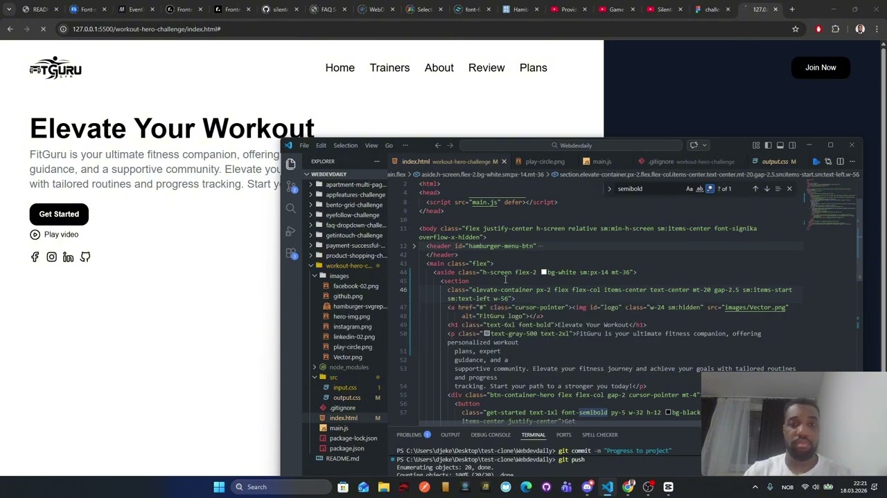 Becoming a Frontend Developer From Zero — Day 31 | Learning Tailwind CSS Part 10