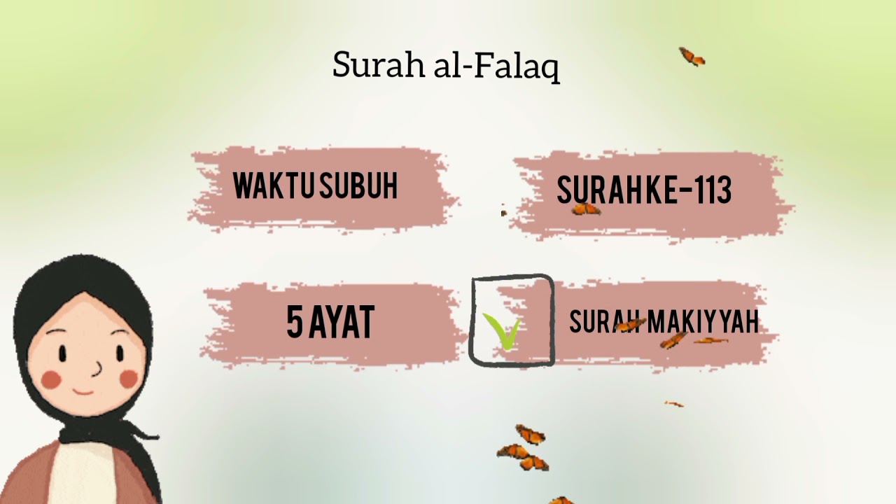 Hafazan Surah Al Falaq Prasekolah