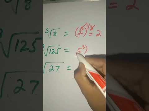 Cube Root of Numbers
