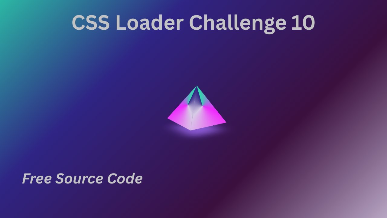 CSS Animation Tutorial | CSS Loader Challenge 10 #cssanimation #csstutorial #cssloader