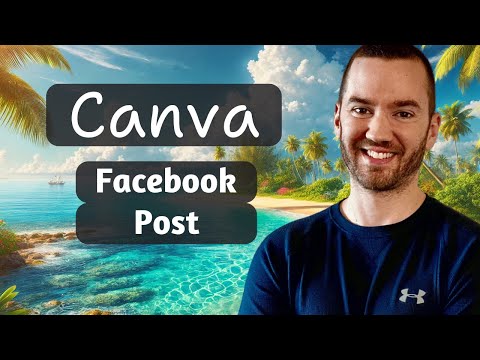 How To Create A Facebook Post In Canva (Fast Canva Facebook Post Tutorial)