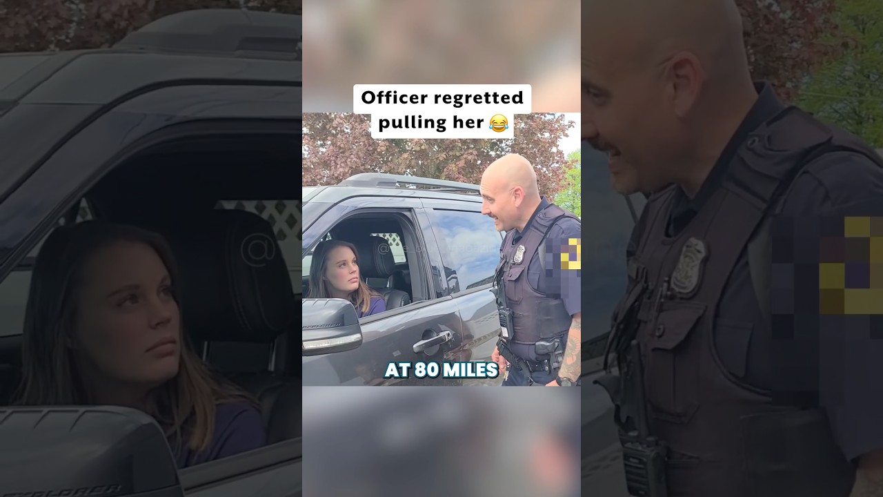 Police officer quit after this 😂 #shorts