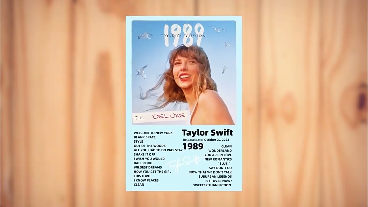 Taylor Swift Posters Set of 14, Music Album Cover Print Poster Wall Art Decor, (Unframed, 8” x 12”)